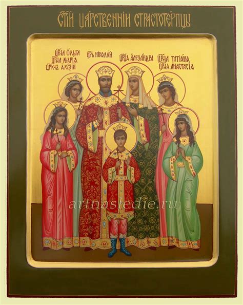 Икона Царственные Страстотерпцы и Мученики Арт 0701 готовая и под заказ купить в мастерской