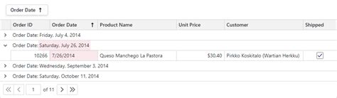 Group Data In Blazor Grid Blazor Devexpress Documentation