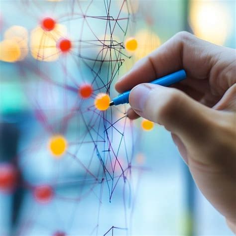 free network analysis visualization image download at stockcake