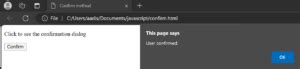 Javascript Prompt Dialog Box Tutorial Alert Confirm And Input Examples Codeforgeek