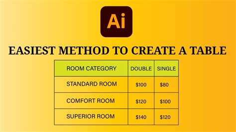 Insert Table Adobe Illustrator At Cornelia Priest Blog
