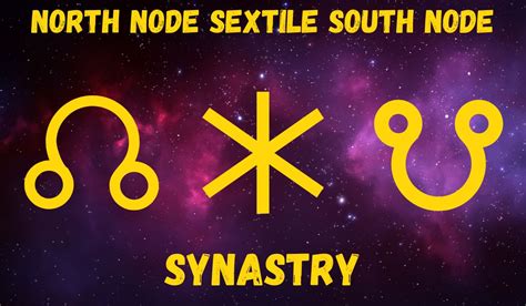 North Node Sextile South Node Synastry Love And Friendships Explained