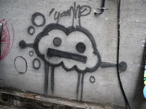 Sad Cloud Graffiti