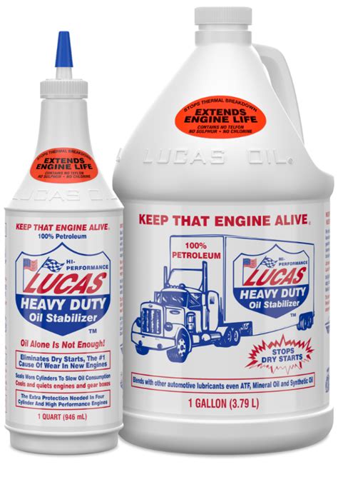 Lucas Oil Heavy Duty Oil Stabilizer Lucas Oil