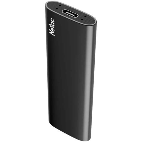 Внешний накопитель SSD Netac Z SLIM 1.0 TB USB 3.2 Gen 2 Type-C, черный ...