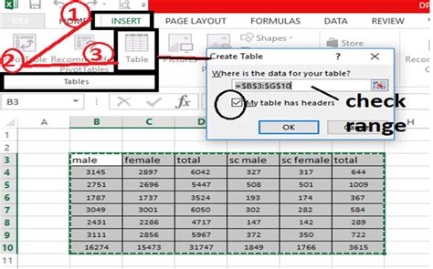 Insert Table In Excel Excel Help
