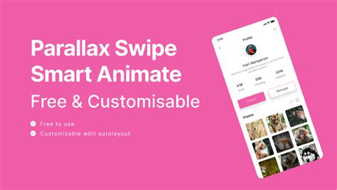 Parallax Effect - Smart Animate | Figma