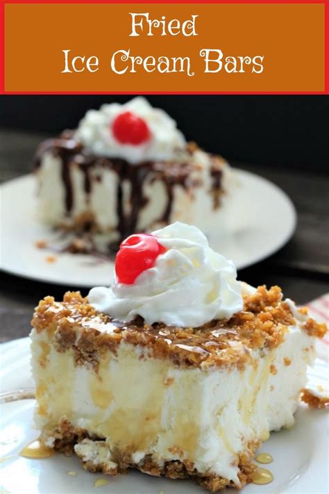 Fried Ice Cream Bars - My Recipe Treasures | Recipe | Sweet empanadas recipe, Fried ice cream ...