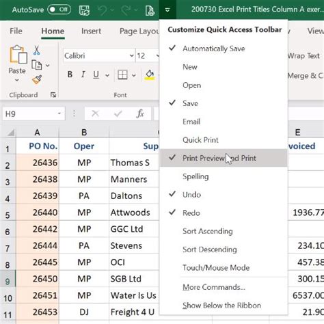 How To Repeat Column A On Every Page In Excel Excel At Work