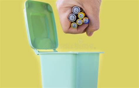 Woman Hand Throwing In Trash Mini Small Garbage Bin Stock Image Image Of Mini Nicotine 265680435
