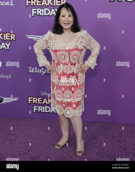 Lucille Soong Arrives At The Disneys “freakier Friday” Premiere Held At The El Capitan Theatre
