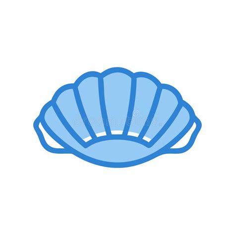 Scallop Icon For Coastal Cuisine Stock Vector Illustration Of Lunch
