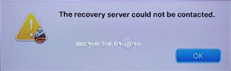 Fix The Recovery Server Could Not Be Contacted Mac Os Sierra