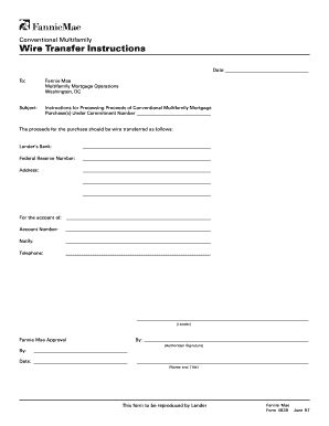 Wire Transfer Instructions Template Fill Online Printable Fillable