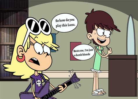 Leni And Luna Outfit Swap Plus Leni Getting Burned There By Her Sister