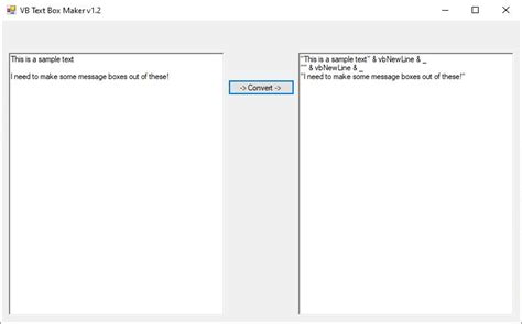 Vb Text Box Maker Free Program For Formatting Strings In Visual Basic