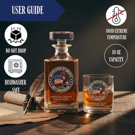 250th Anniversary Usa Whiskey Decanter Set American Legacy 1776 2026