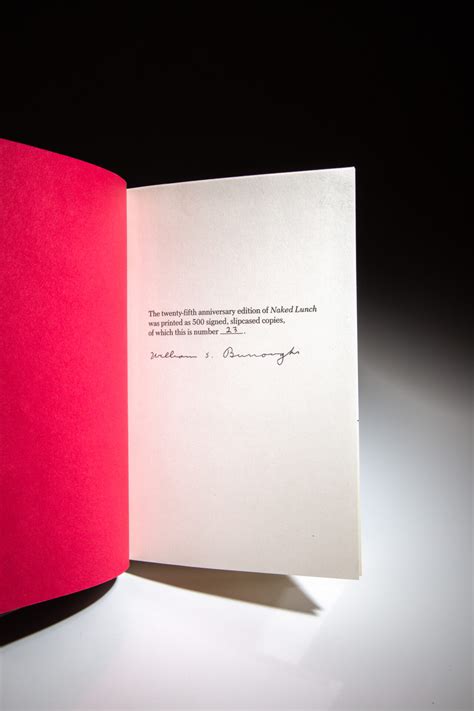 Naked Lunch The First Edition Rare Books