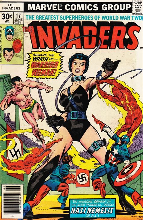 The Invaders June Vintage Comics Covers Marvel Comics Covers