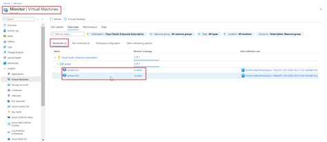 Azure Get All Vms With Monitoring Insights Enabled Stack Overflow