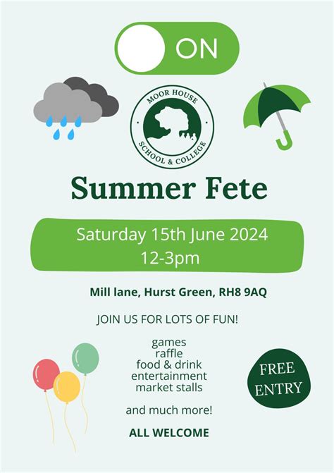 Moor House School And College On Linkedin Fete Oxted Hurstgreen