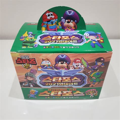 브롤스타즈 2021 업데이트 브롤 카드 12p 1개 티몬