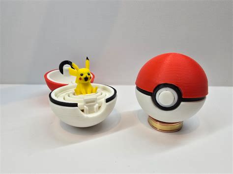 Pikachu Pokeball Spring Fidget By Fillifuu Makerworld Download Free 3d