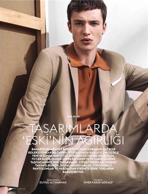 Harry Preston Esquire Turkey 2018 Editorial Ömer Faruk Gökalp