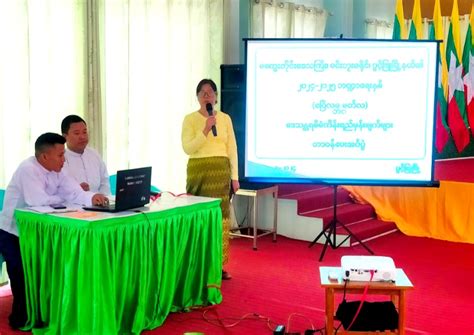 ပွင့်ဖြူမြို့နယ်၌ ၂၀၂၄ ၂၀၂၅ ဘဏ္ဍာရေးနှစ် စီမံကိန်းလုပ်ငန်းများ အောင်မြင