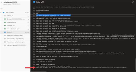 Empty Module Path Results In Different Outcomes Issue Sap Cloud Mta Build Tool Github