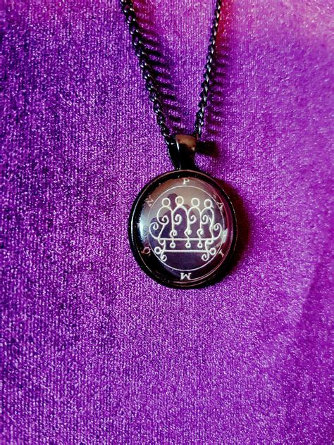 Rey Paimon Sigil Paimon Demonio Satánico Mago Magia Mágica Etsy