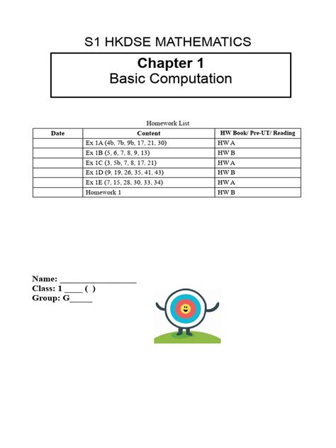 Autumn 01 Number Skills Notes Pdf