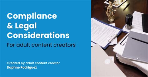 Compliance Legal Considerations For Adult Content Creators Enigma By TNV