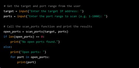 github morgancyber pythonportscanner