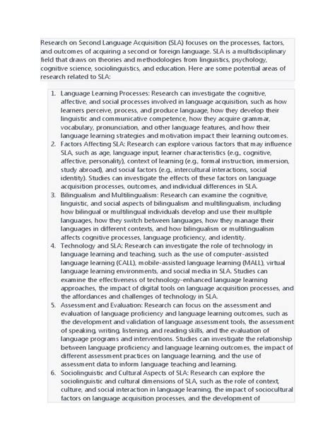 research on sla download free pdf second language acquisition