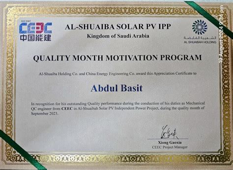 abdul basit on linkedin i am honored to receive the quality of the
