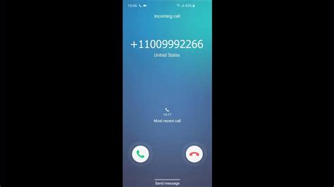 Samsung Galaxy S10e Incoming Call Screen Video Youtube