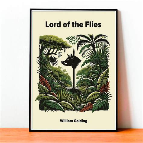 Lord Of The Flies Book Cover Etsy