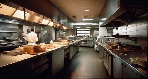 High Class Restaurant Kitchen Generative Ai Stock Illustration Illustration Of Stainless