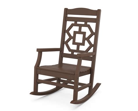 Martha Stewart By Polywood Chinoiserie Rocking Chair — Outdoor Rooms By