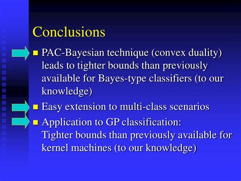 Ppt Pac Bayesian Theorems For Gaussian Process Classifications Powerpoint Presentation Id