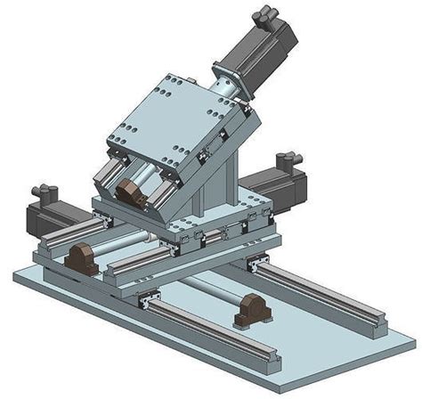 Three Axis CNC Lathe Slide D Model CGTrader