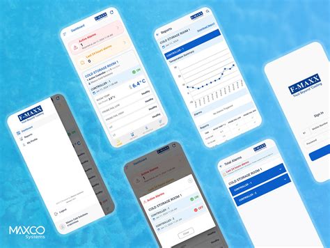 Automated Temperature Monitoring Solutions Mobile App Behance