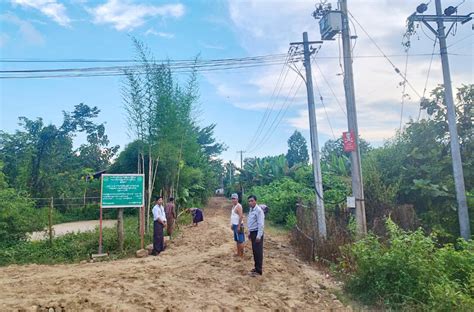 ဖြူးမြို့နယ်၊ မင်းလမ်း မြန်မာ ကျေးရွာ၌ Vdp စီမံကိန်းထောက်ပံ့ငွေဖြင့