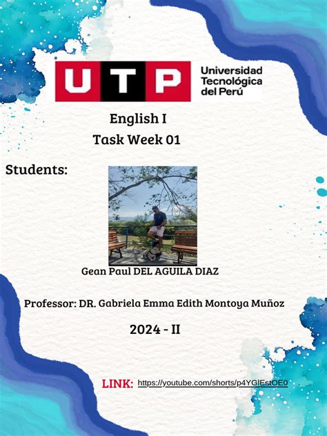 Week 01 Task Assignment Introducing Myself Pdf