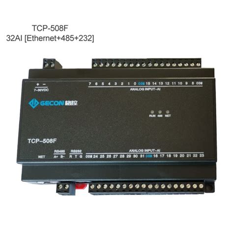 32ai adc data acquisition module for modbus tcp rtu protocols tcp 508f [ethernet rs485 rs232