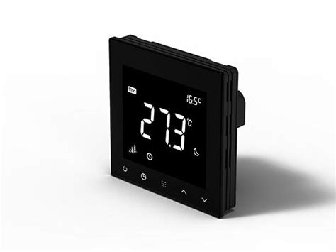 Ec Fan Coil Hvac Thermostat With Rs485 Modbus Keycard External Sensor Sas922fct Manufacturer