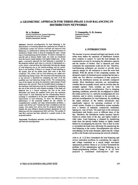 Three Phase Load Balancing Docsharetips