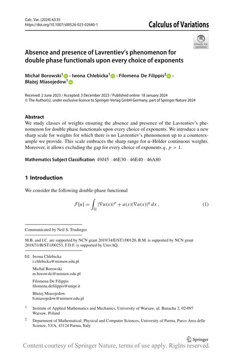 Absence And Presence Of Lavrentievs Phenomenon For Double Phase Functionals Upon Every Choice