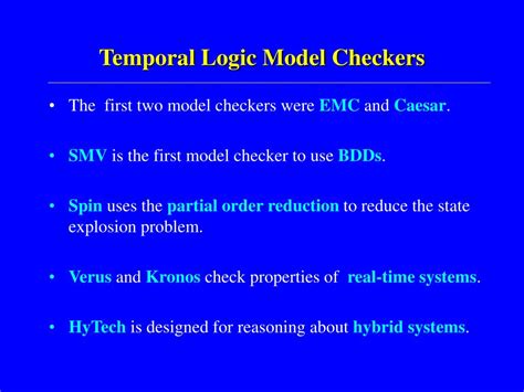 Ppt Model Checking Overview Powerpoint Presentation Free Download